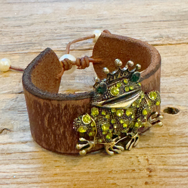 Royal Frog Prince Cuff Allison Craft Designs